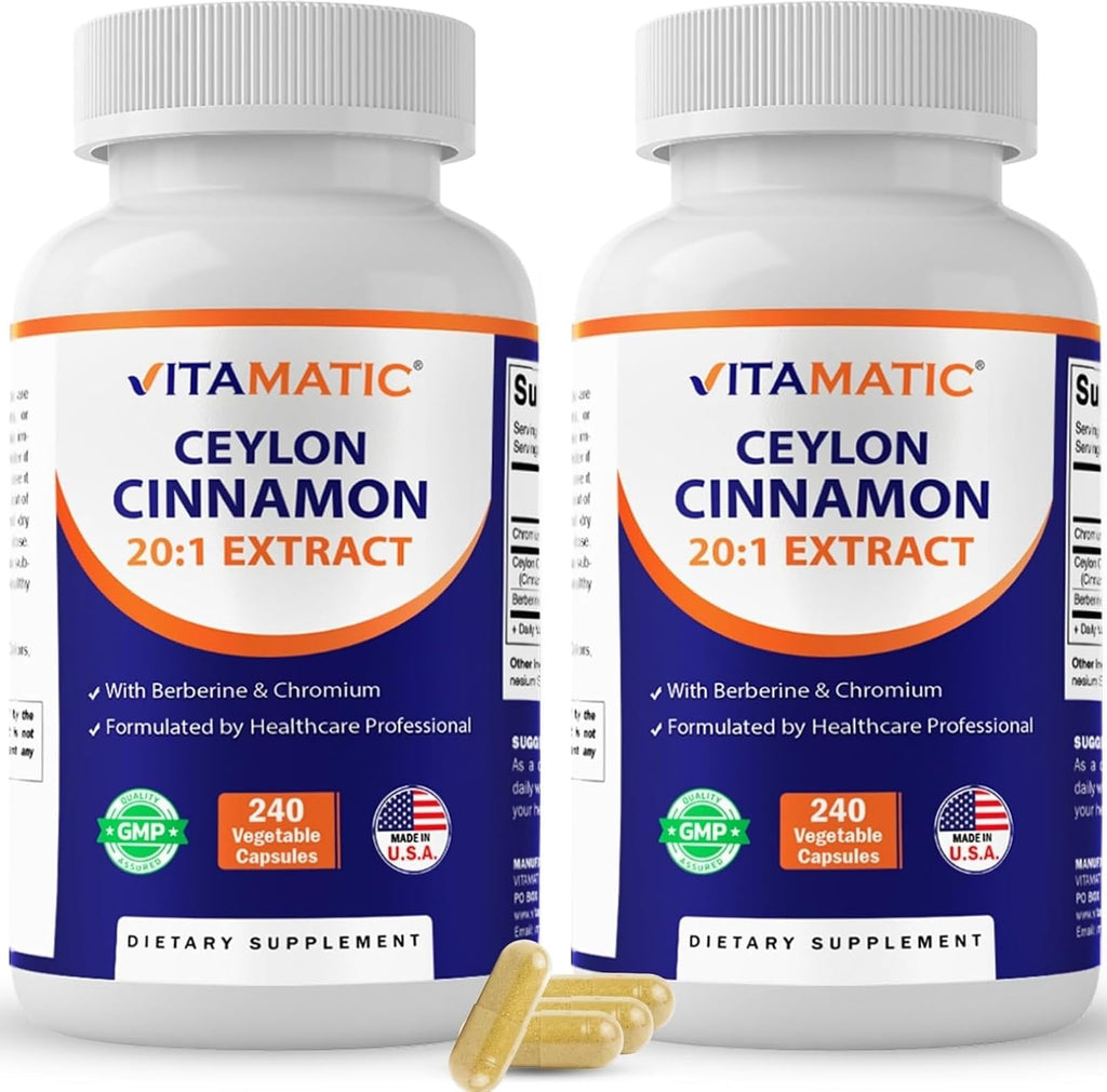 Vitamatic Ceylon cinnamon capsules