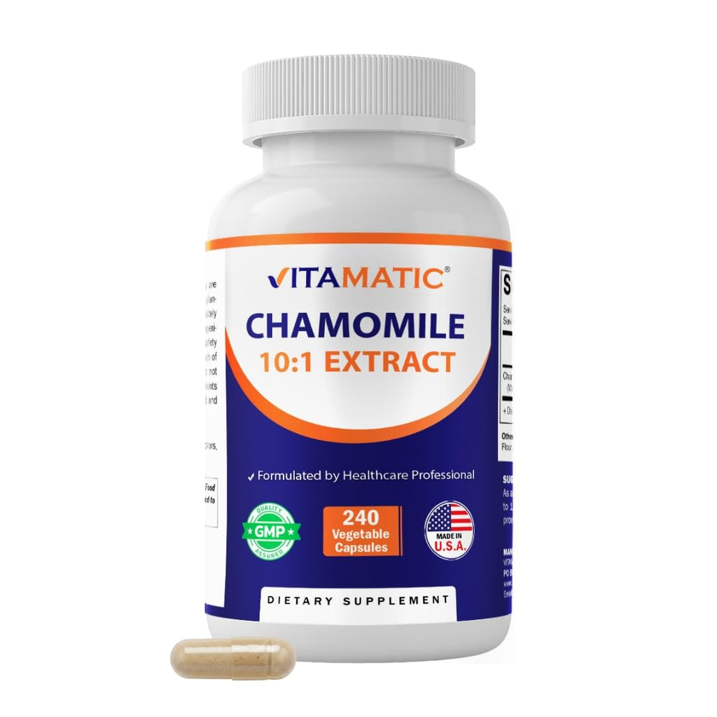 Vitamatic chamomile tea capsules