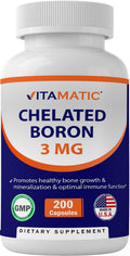 Vitamatic Chelated Boron health benefits