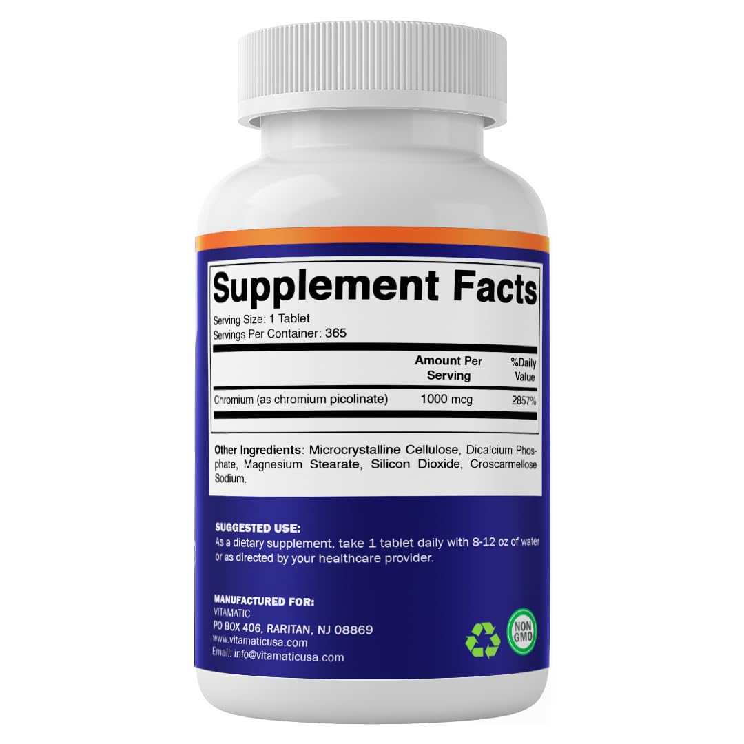 Vitamatic Chromium for energy boost