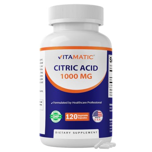 Vitamatic citric acid vegetable capsules