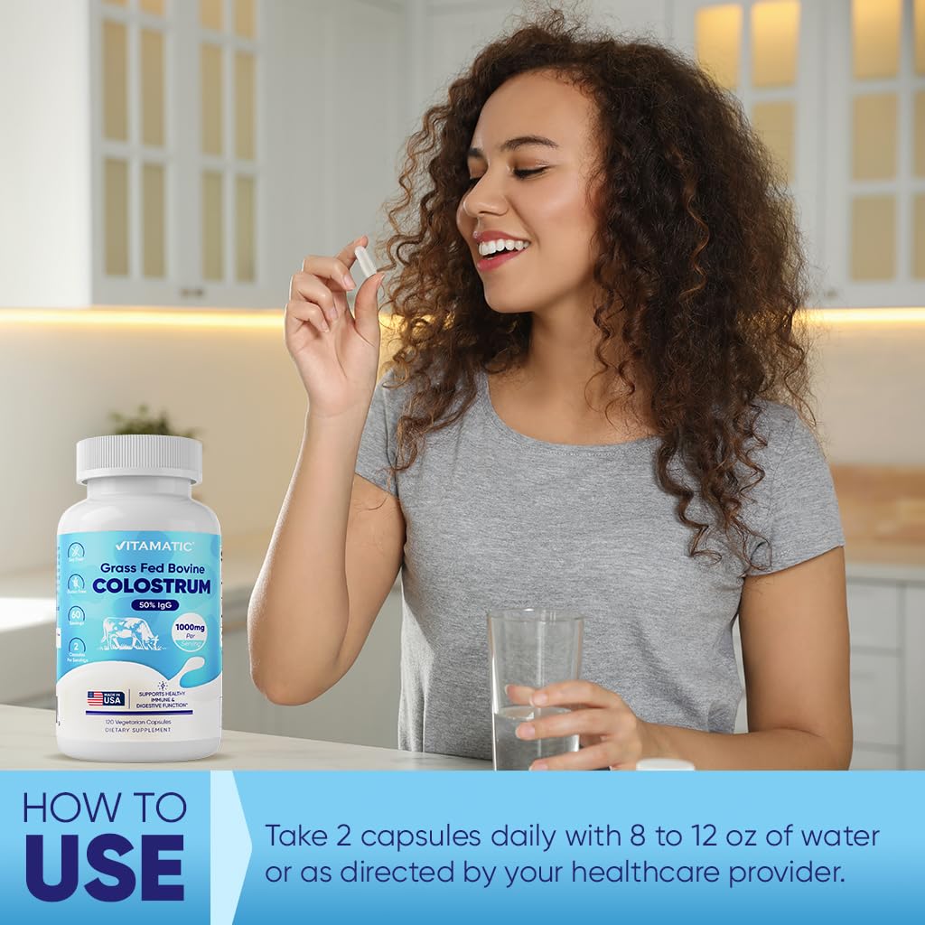 Vitamatic colostrum for digestive support