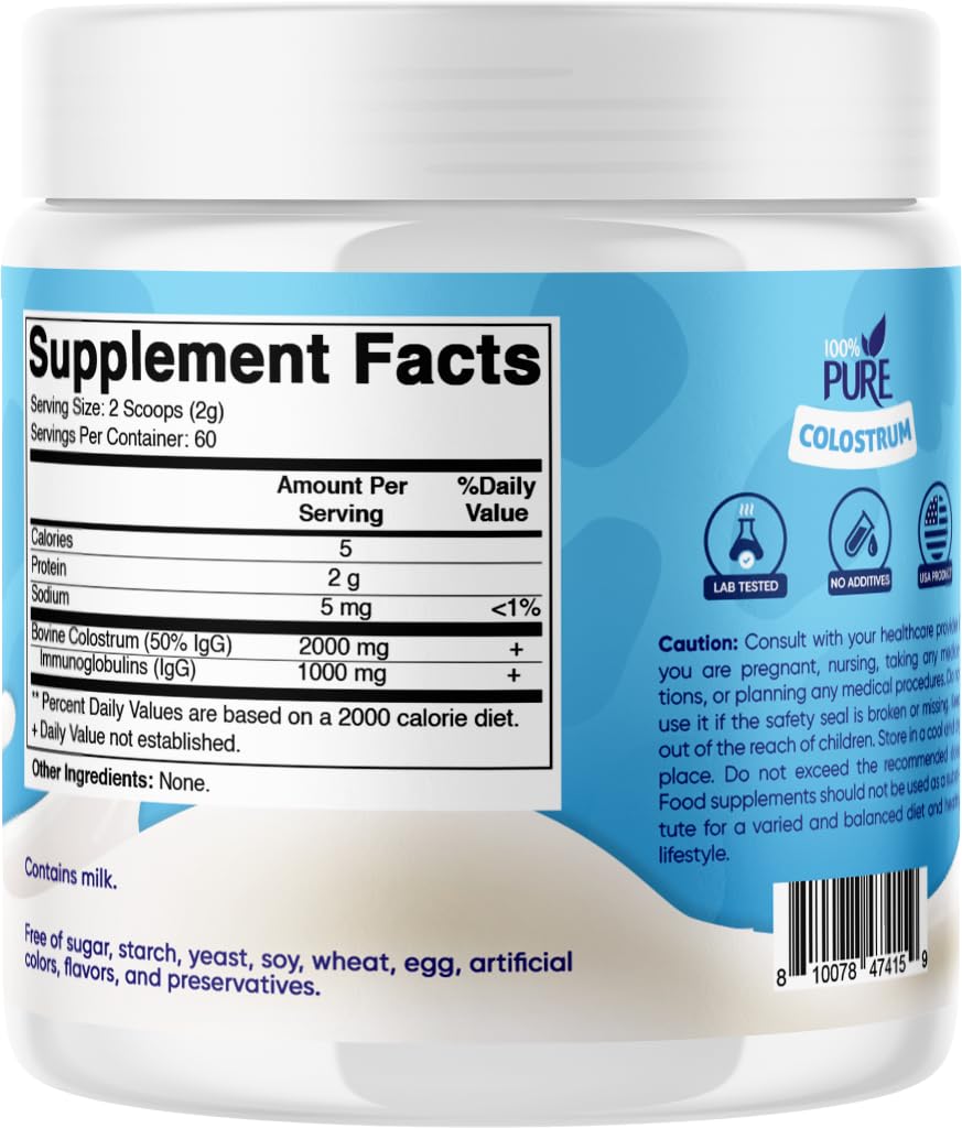 Vitamatic colostrum for fitness enthusiasts