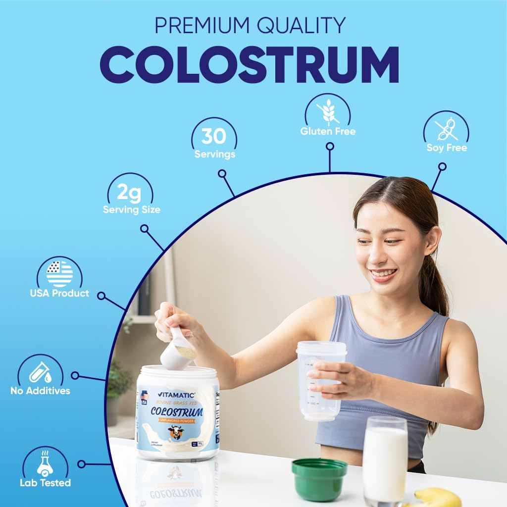 Vitamatic colostrum for skin vitality