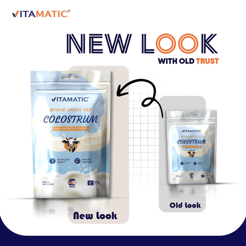 Vitamatic colostrum for vitality