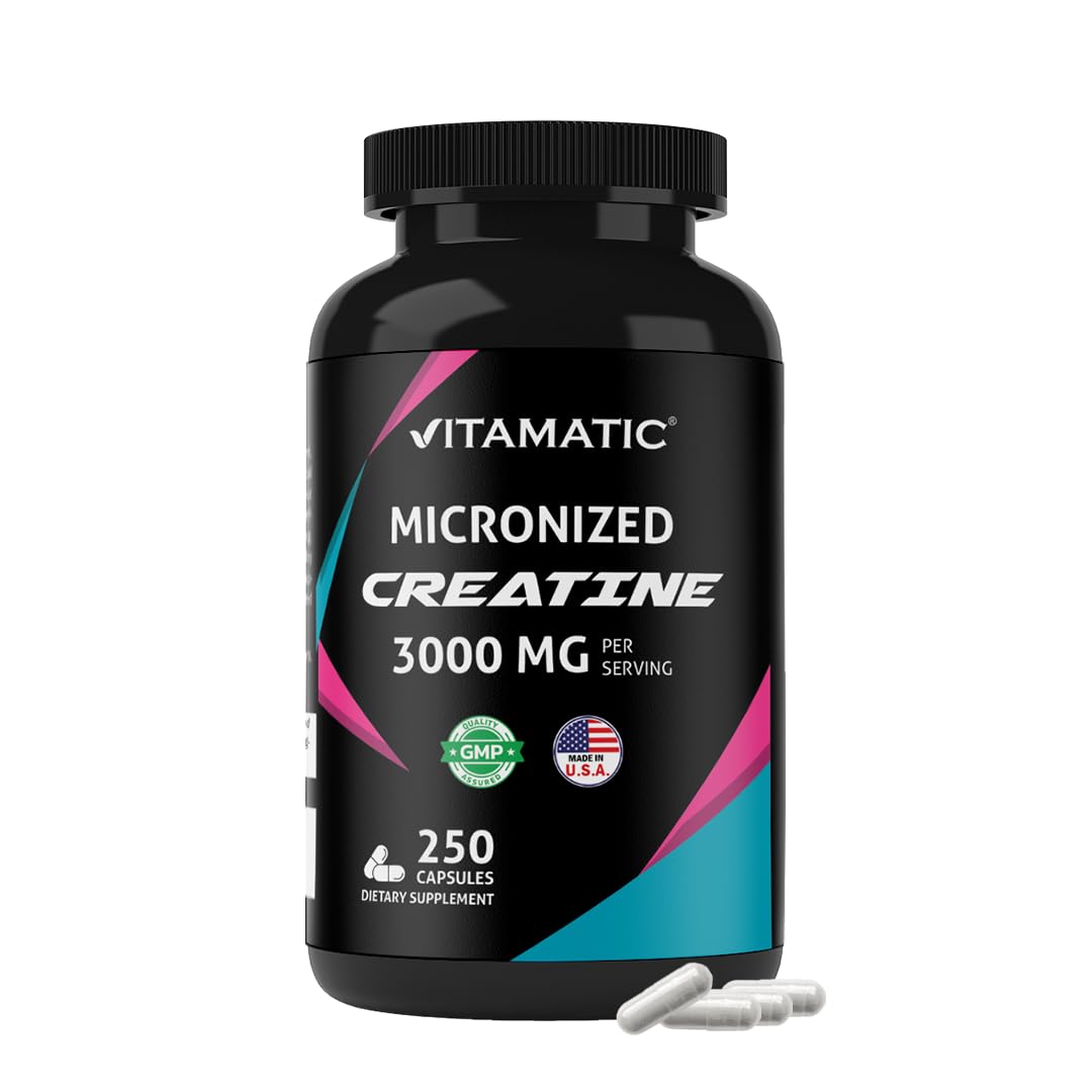 Vitamatic creatine monohydrate capsules