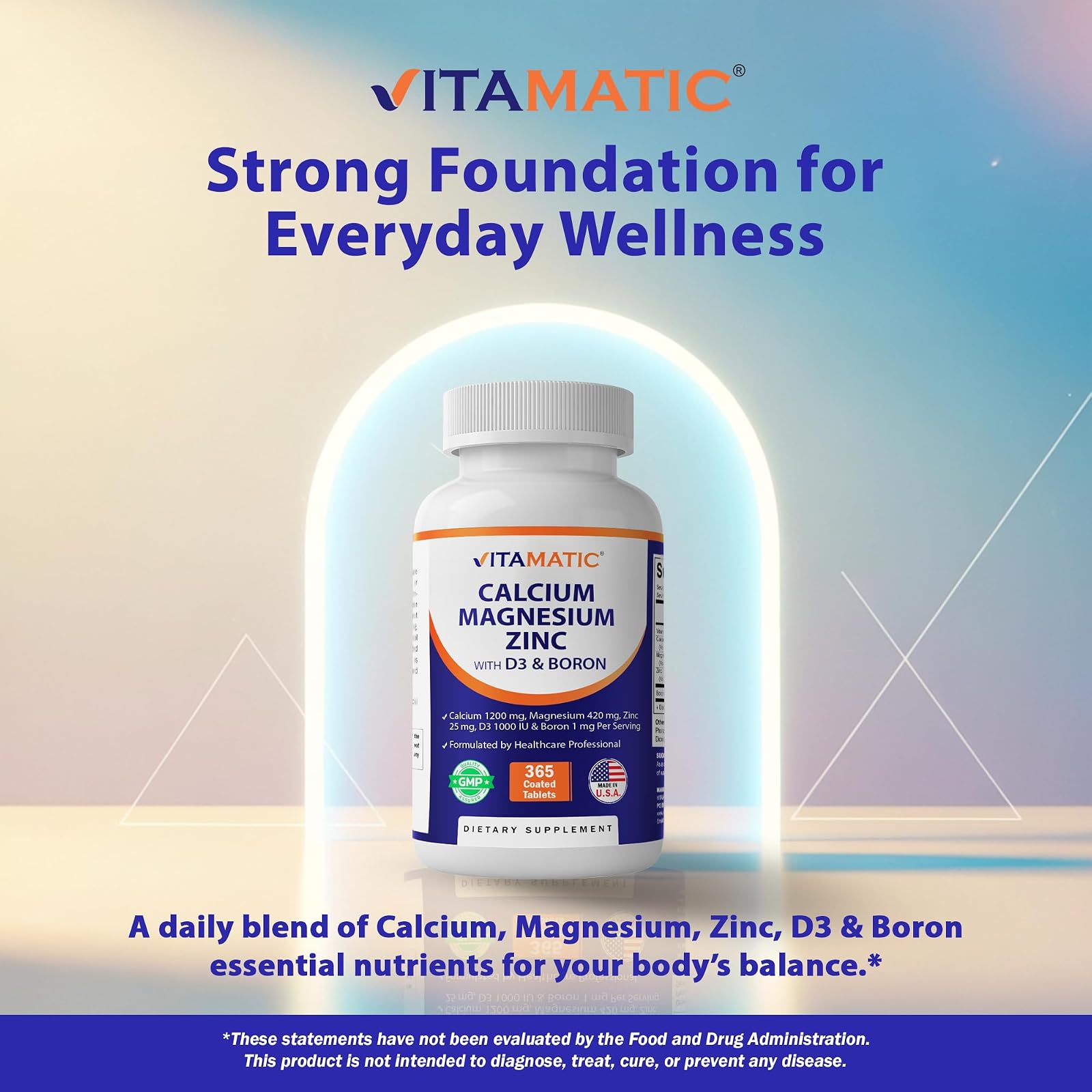 Vitamatic D3 for enhanced calcium uptake