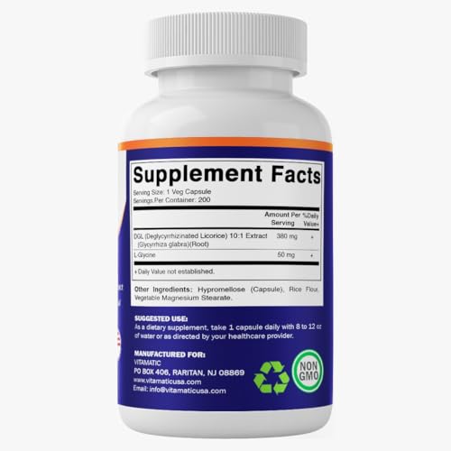 Vitamatic DGL licorice root benefits