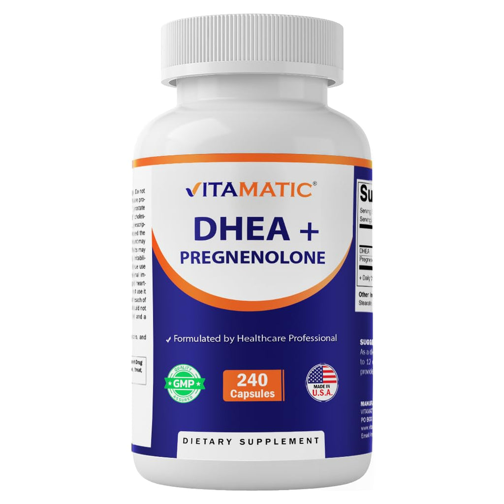 Vitamatic DHEA capsules for vitality