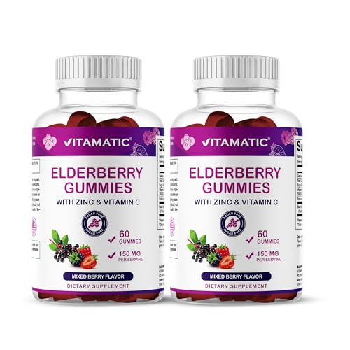 Vitamatic elderberry gummies for immunity