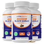 Vitamatic fermented black garlic capsules