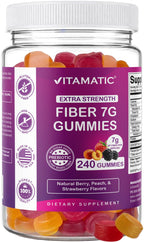 Vitamatic fiber gummies for digestion