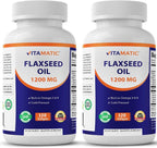 Vitamatic flaxseed oil softgels