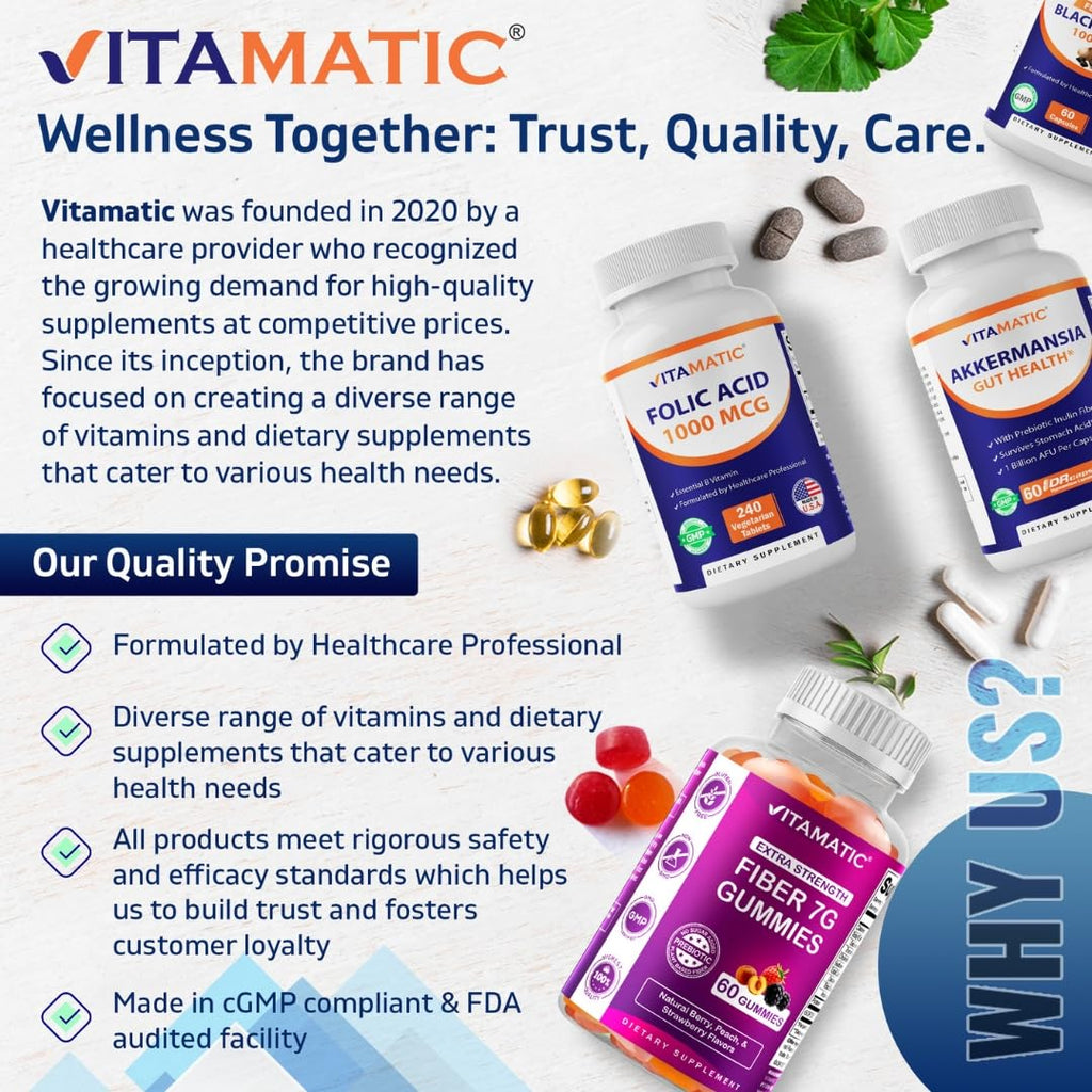 Vitamatic folate for improved metabolism