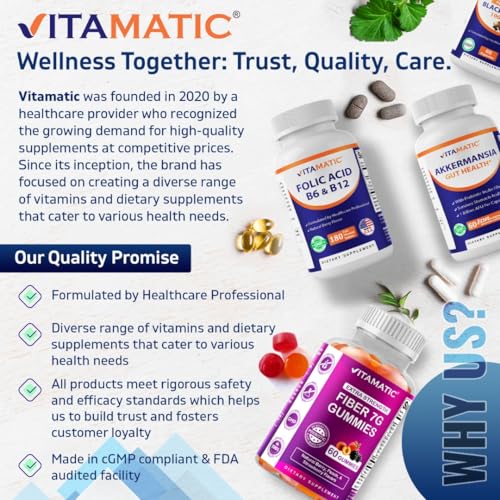 Vitamatic folic acid for heart health
