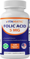 Vitamatic folic acid vegetarian tablets