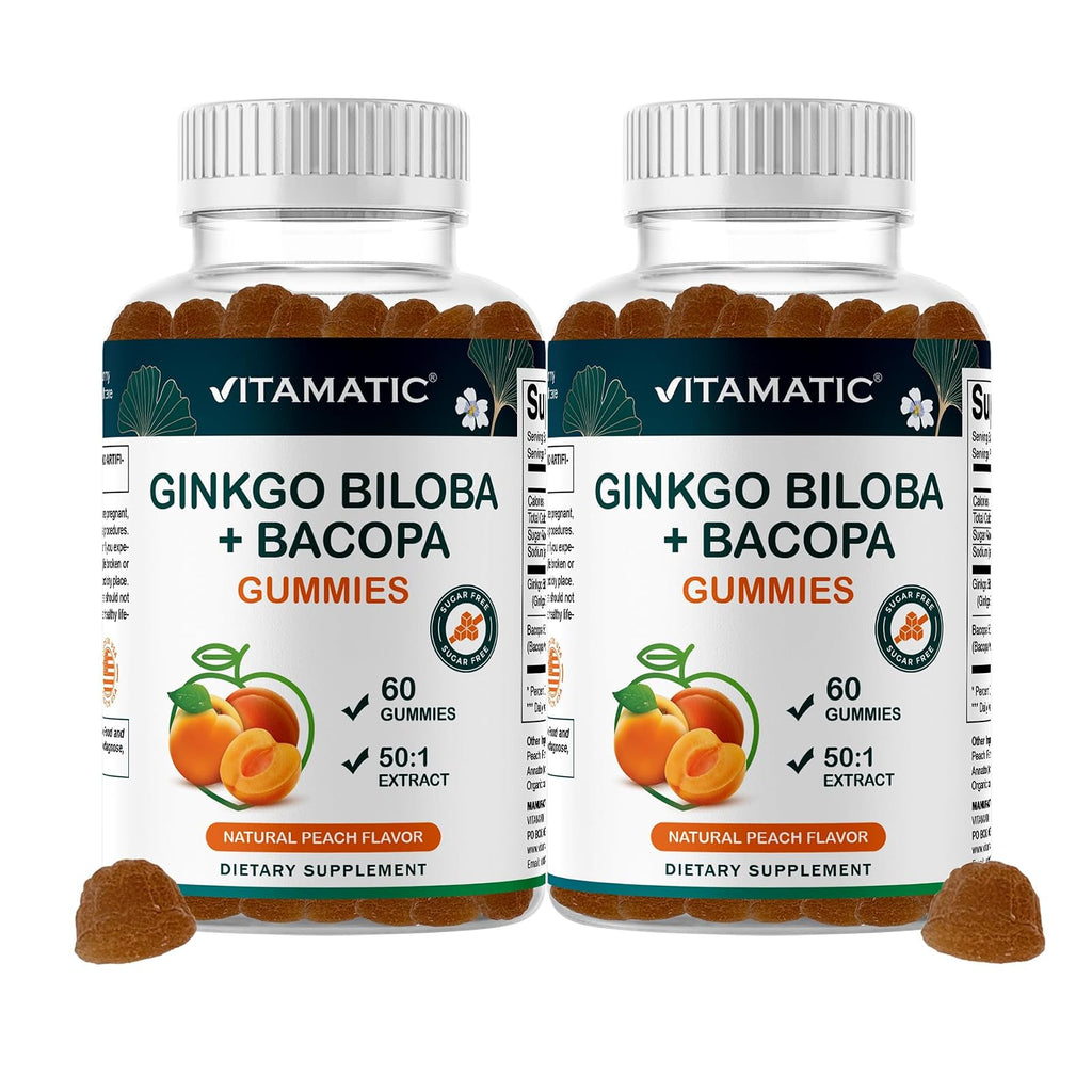 Vitamatic Ginkgo Biloba gummies for memory