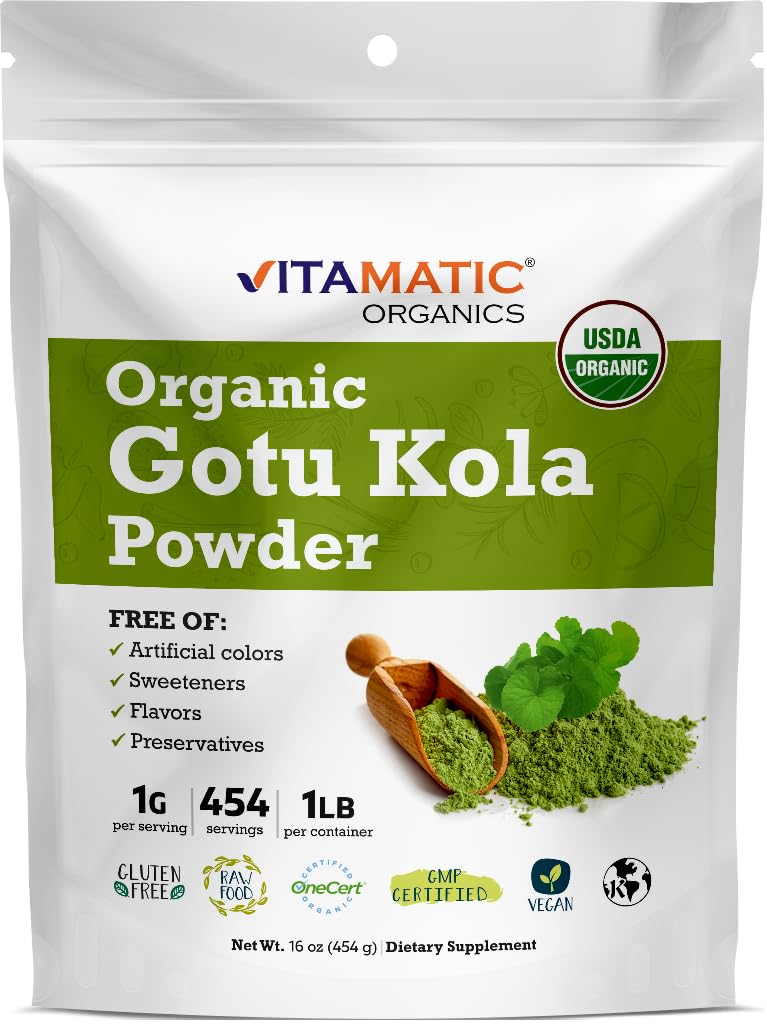 Vitamatic Gotu Kola powder for wellness