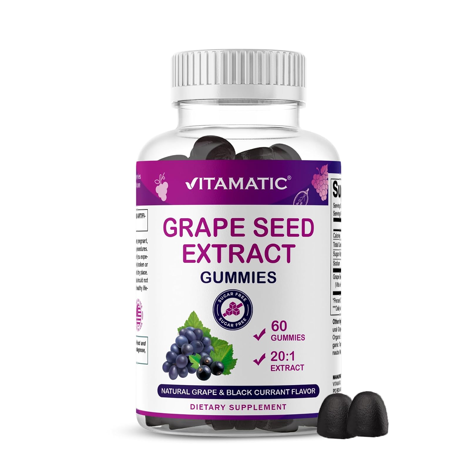 Vitamatic grape seed extract gummies