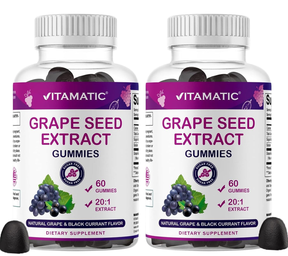 Vitamatic grape seed extract gummies