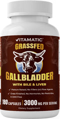 Vitamatic grass-fed beef gallbladder capsules
