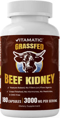 Vitamatic grass-fed beef kidney capsules