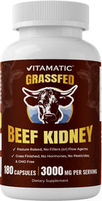 Vitamatic grass-fed beef kidney capsules