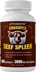 Vitamatic grass-fed beef spleen capsules