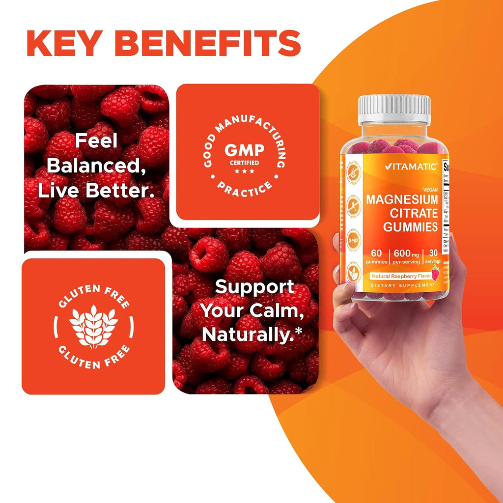 Vitamatic gummies for daily magnesium