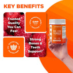 Vitamatic gummies for daily vitamin D intake