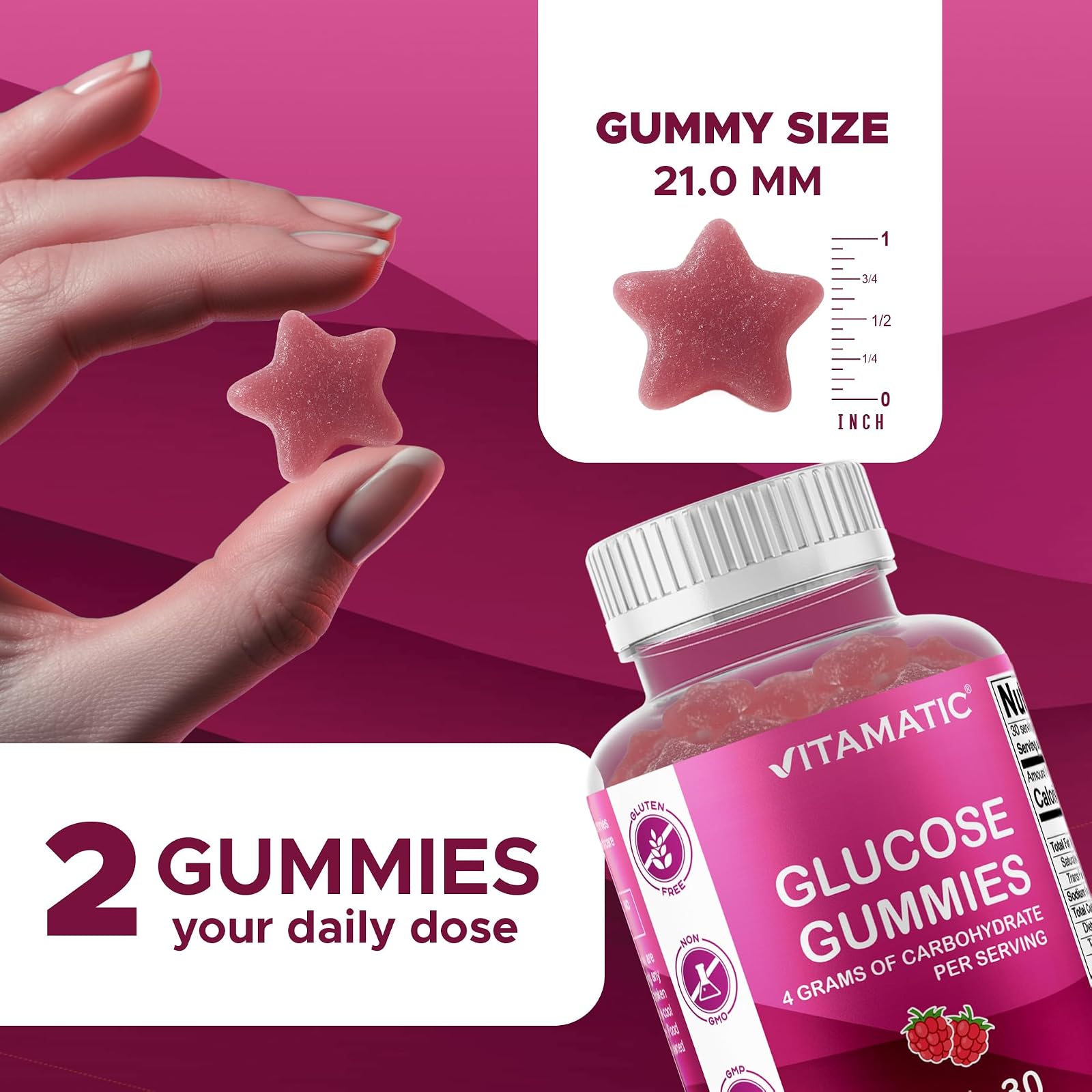Vitamatic gummies for growing children