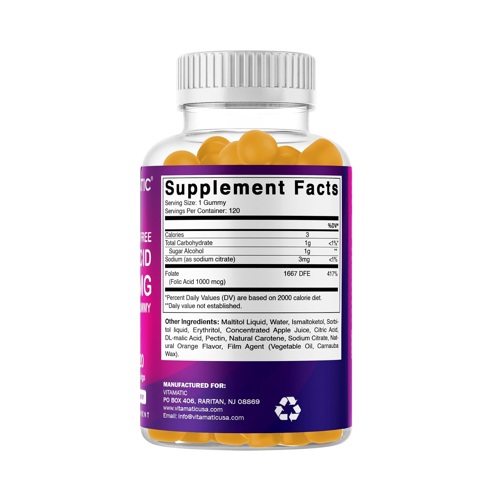 Vitamatic gummies for overall wellness