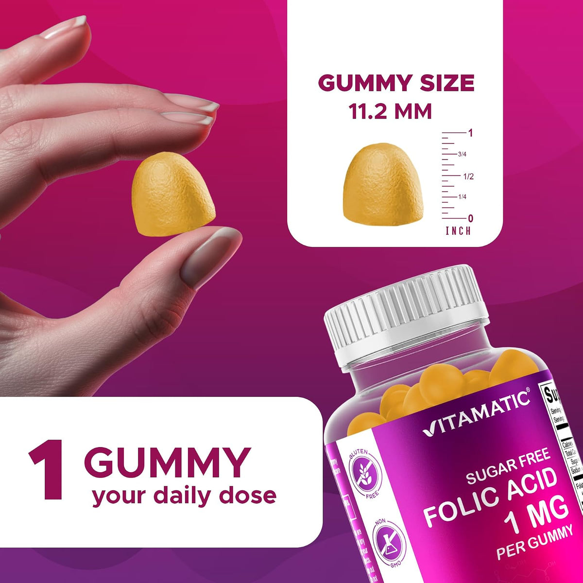 Vitamatic gummies for prenatal health