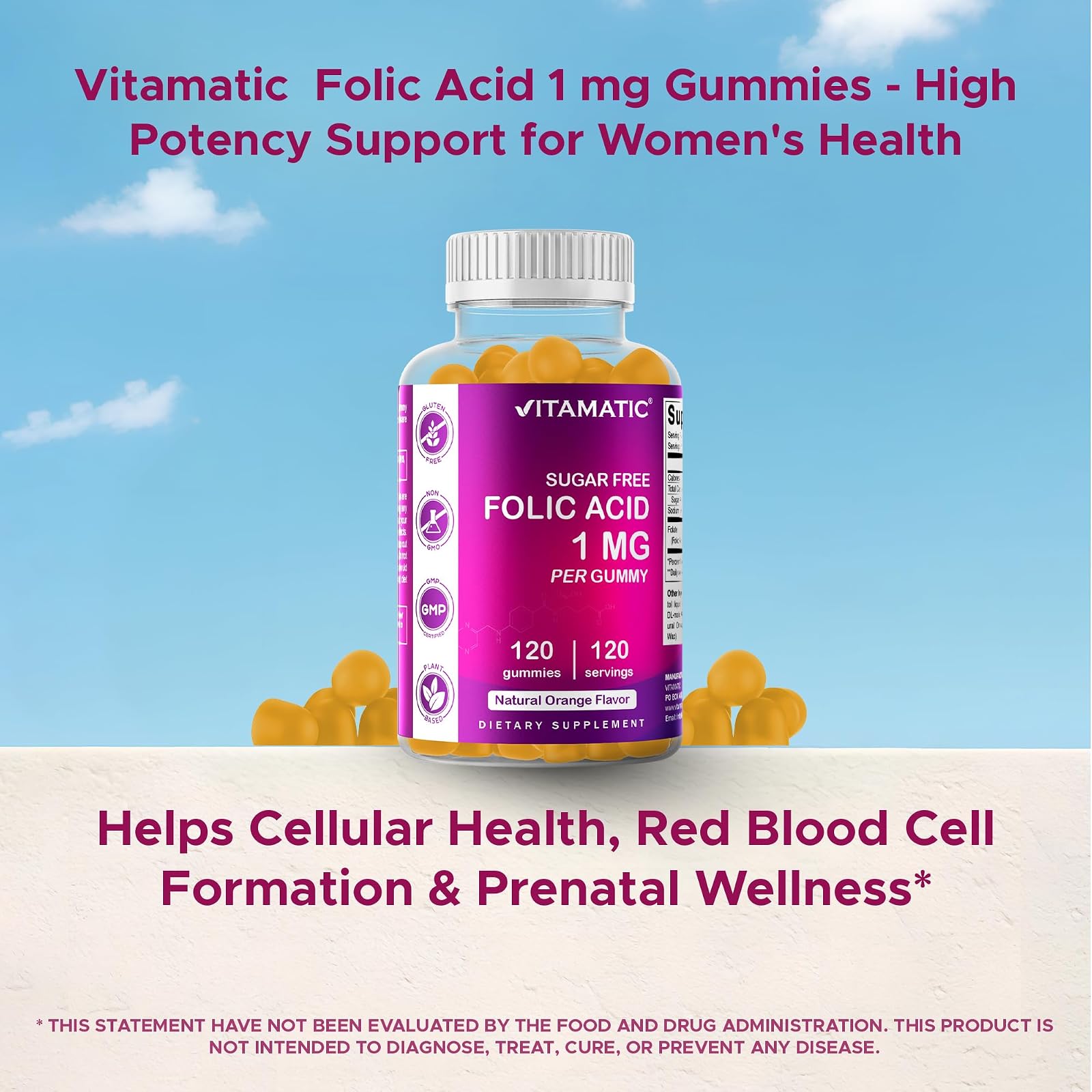 Vitamatic gummies for prenatal support
