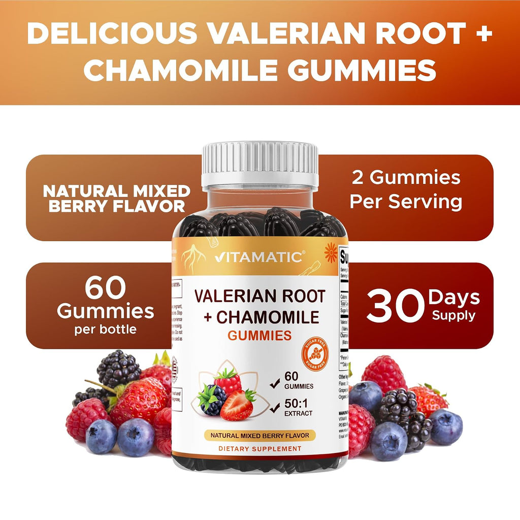 Vitamatic gummies for restful sleep