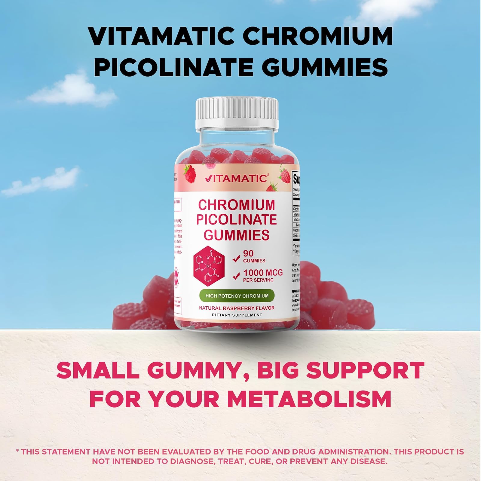 Vitamatic gummies with chromium benefits