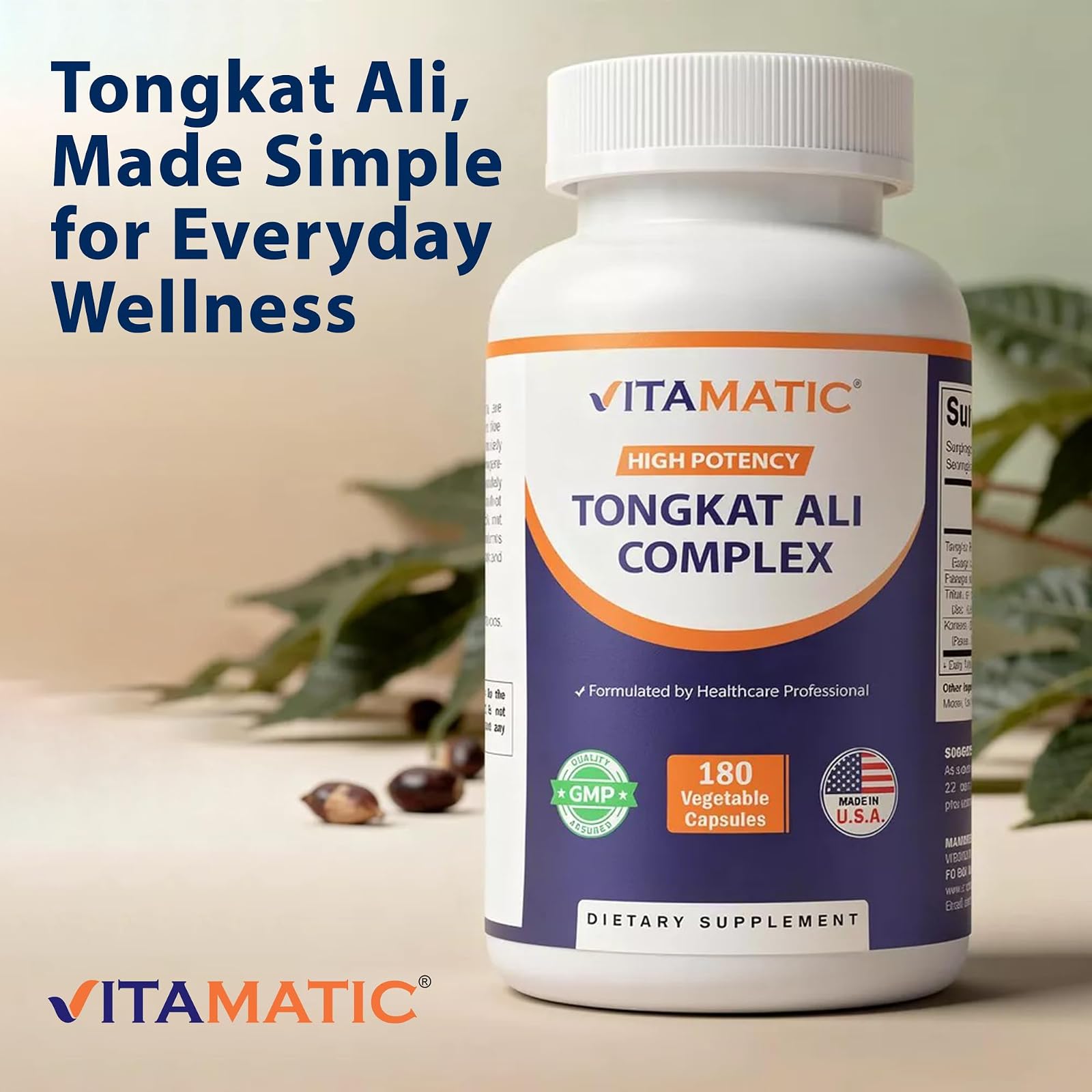 Vitamatic herbal extract for vitality