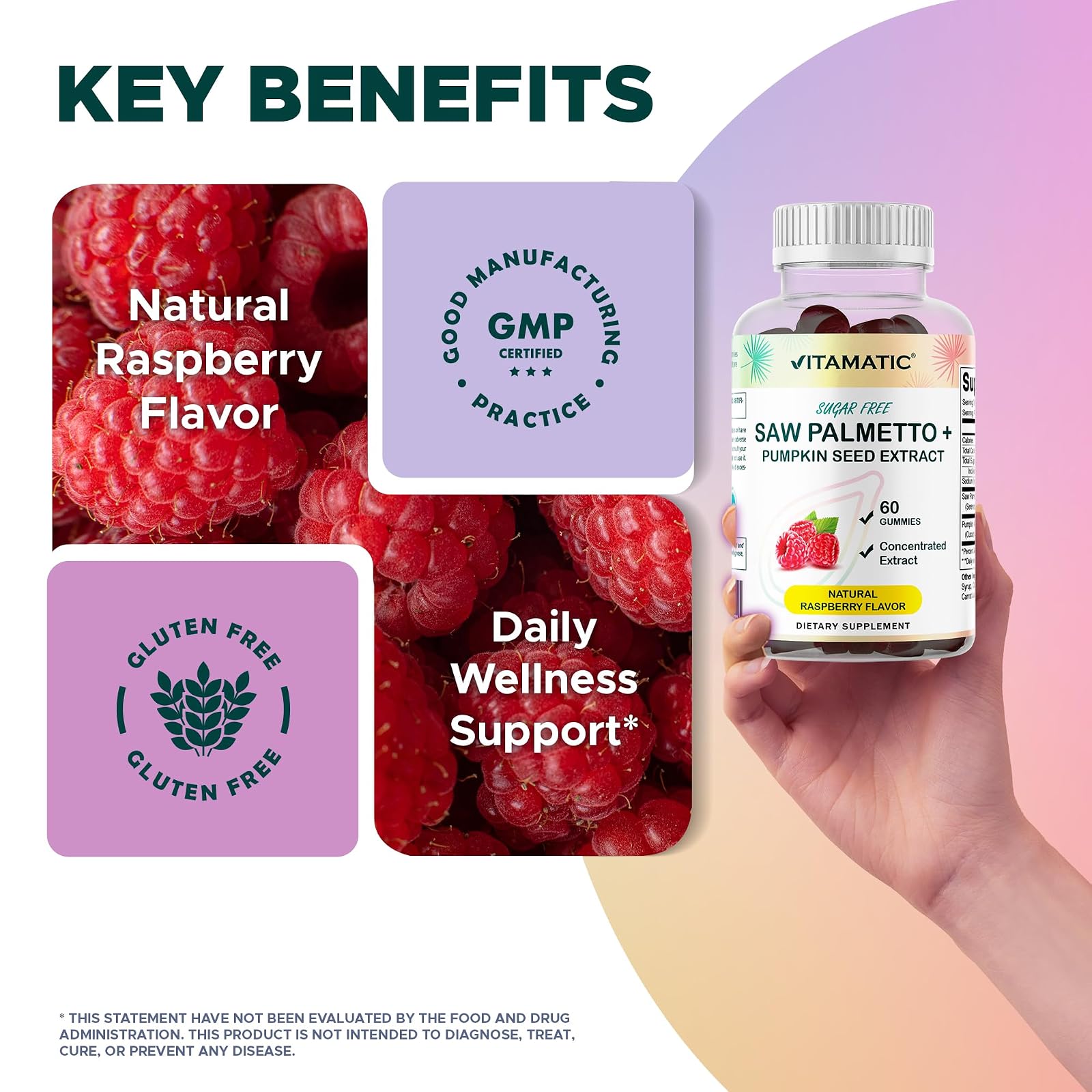 Vitamatic herbal gummies for wellness