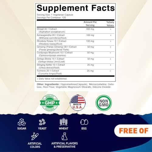 Vitamatic herbal supplements with Ashwagandha