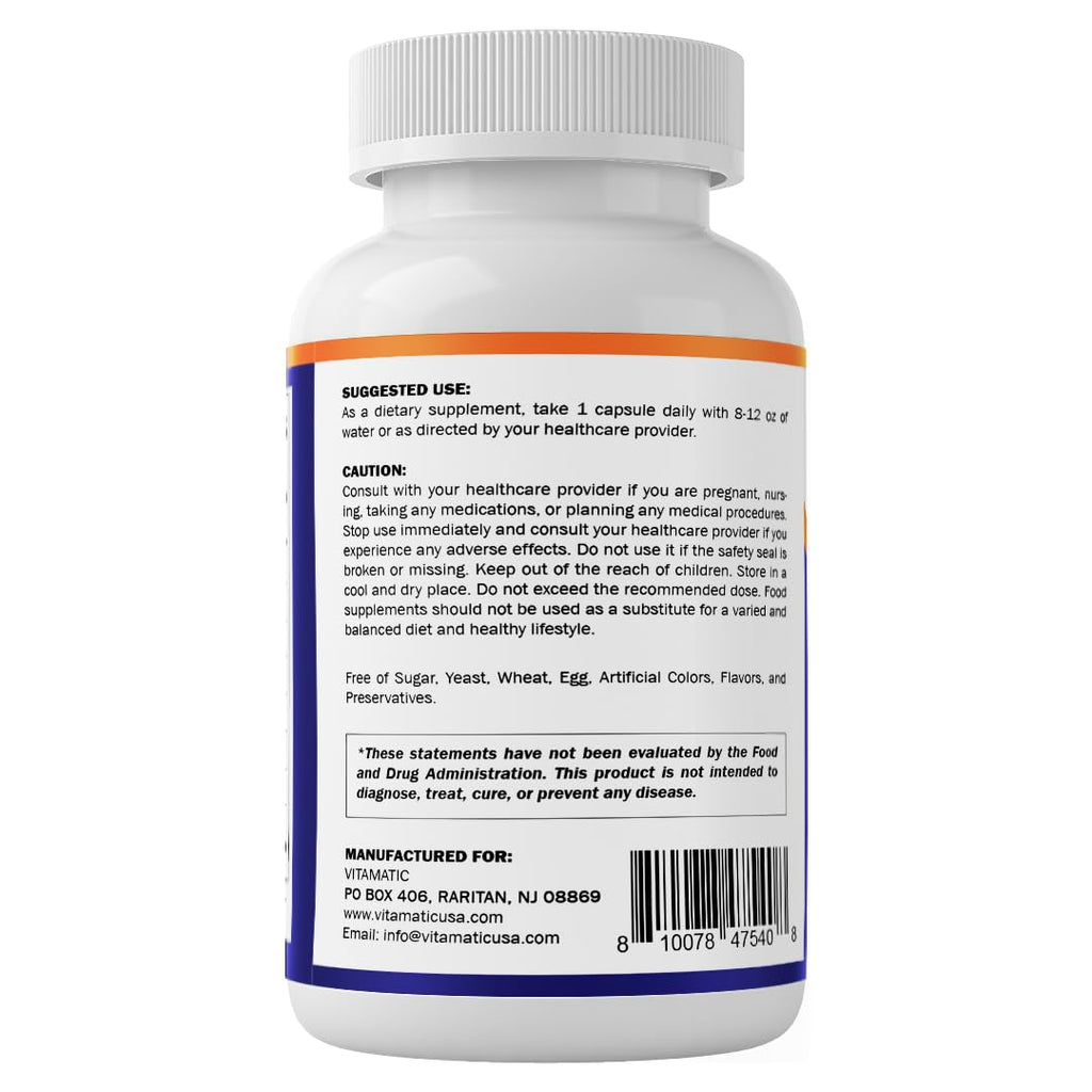 Vitamatic herbal supplements with Cordyceps