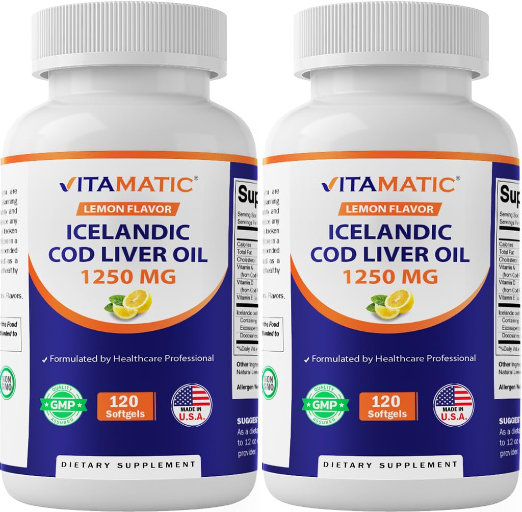 Vitamatic Icelandic cod liver oil benefits