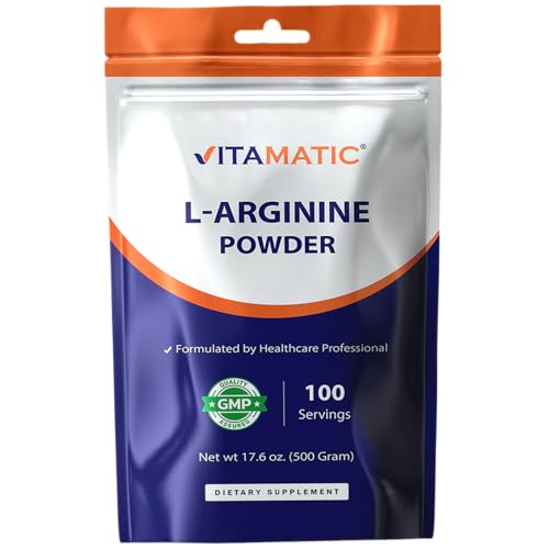 Vitamatic L-Arginine powder for energy