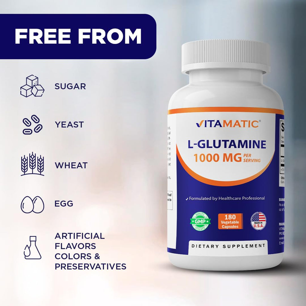 Vitamatic L-Glutamine for immune support
