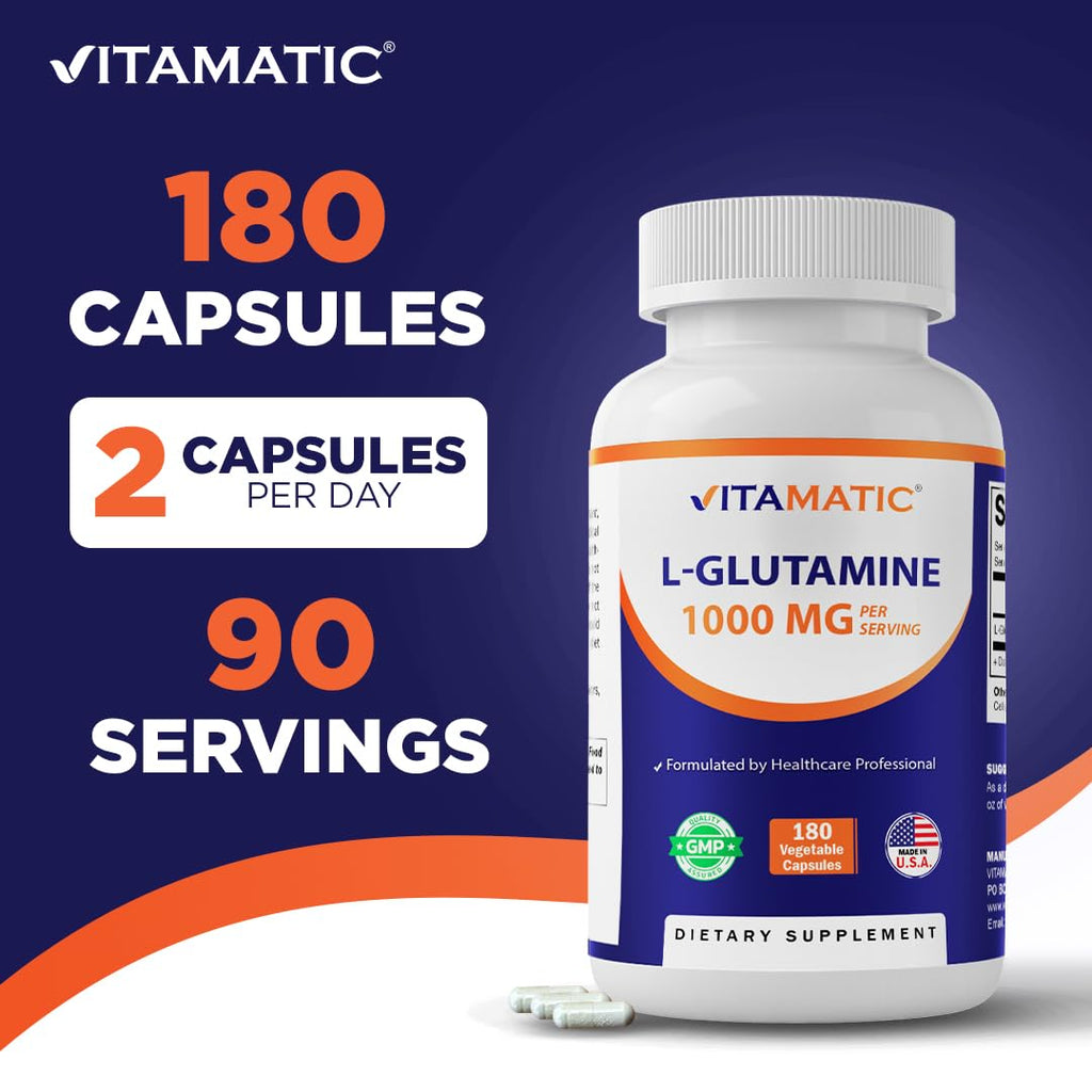 Vitamatic L-Glutamine supports gut health