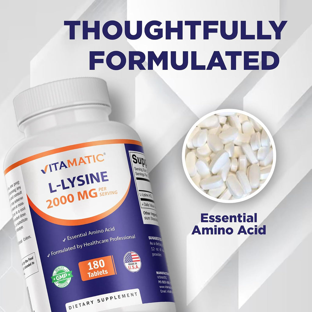 Vitamatic L-Lysine dietary supplement