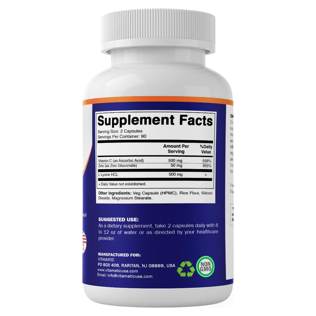 Vitamatic L-Lysine for muscle recovery