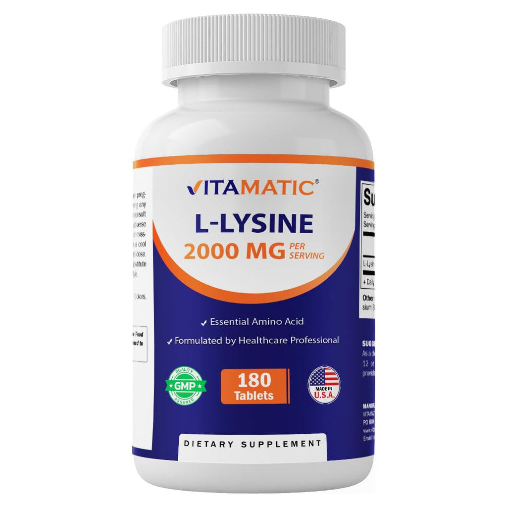 Vitamatic L-Lysine immune support tablets