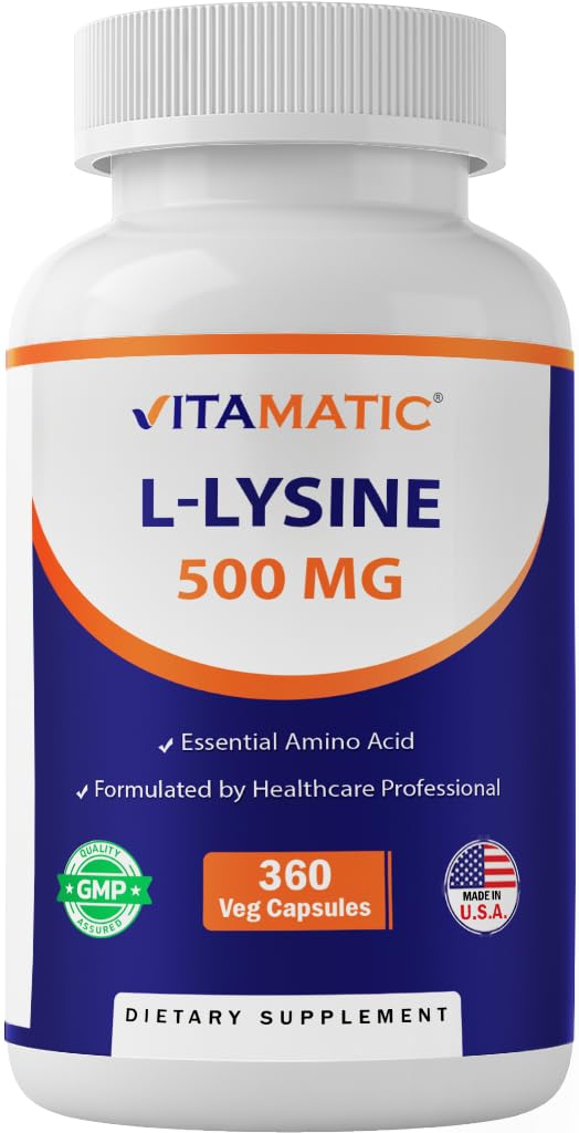 Vitamatic L-Lysine vegetarian capsules
