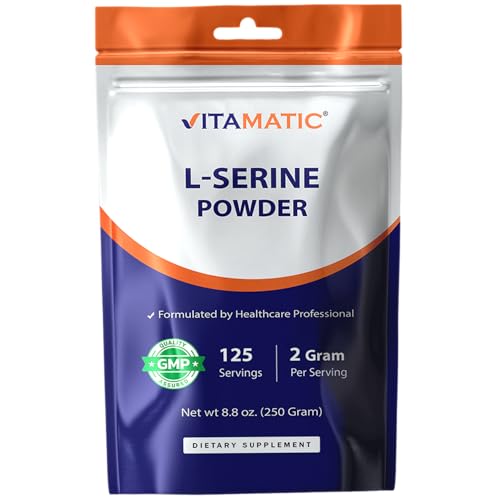 Vitamatic L-Serine powder supplement