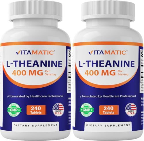 Vitamatic L-Theanine calming tablets